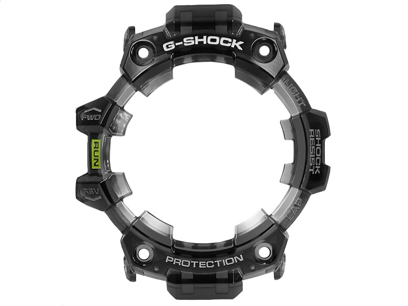 Casio G-Squad Bezel transparent schwarz GBD-100SM-1ER Lünette aus Res