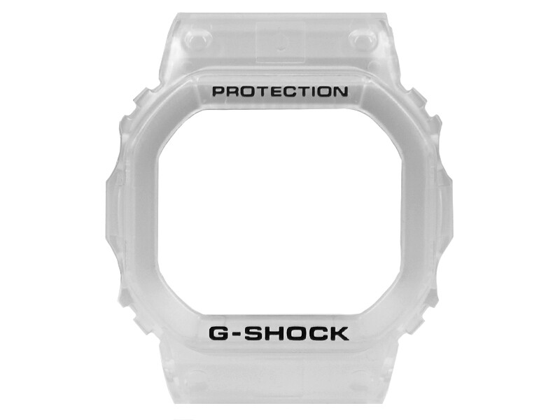 Bezel Casio Skeleton G-Shock DW-5600SKE-7ER DW-5600SKE Resin transpar